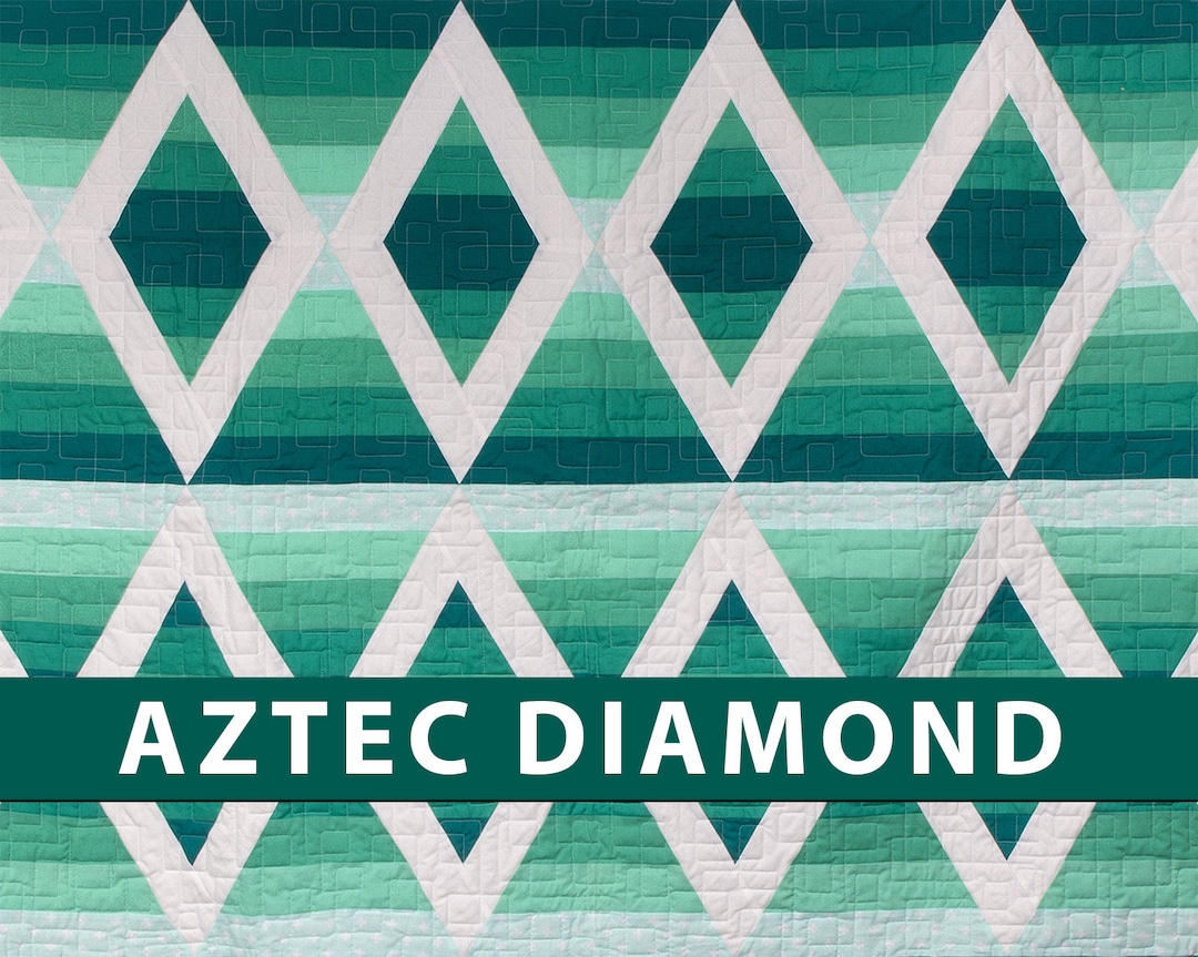 Aztec Diamond Krista Moser Modern Quilt Pattern, Uses 60 Degree ...