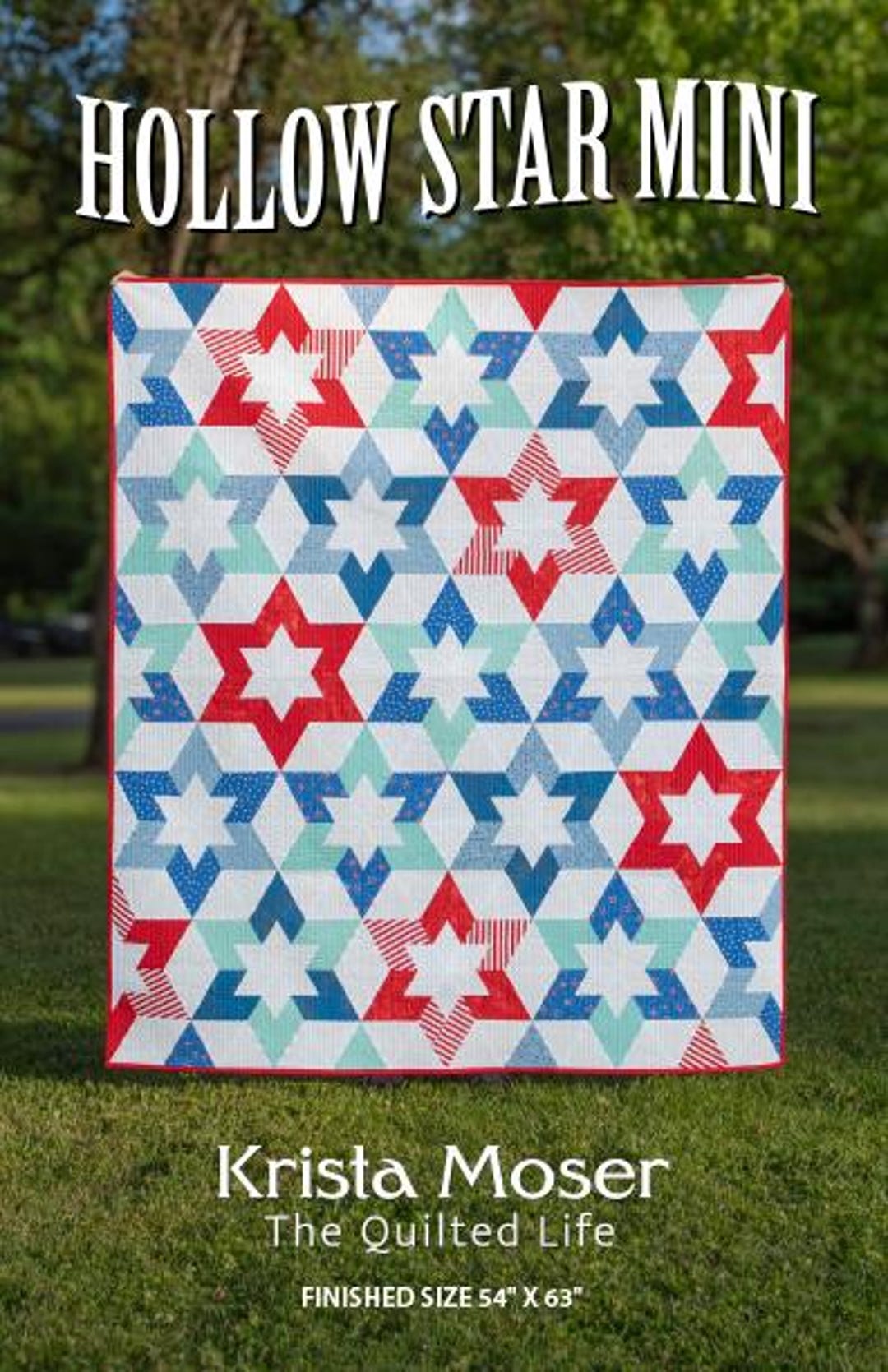 Hollow Star Mini, Krista Moser Patterns, Modern Quilt Pattern, Uses ...