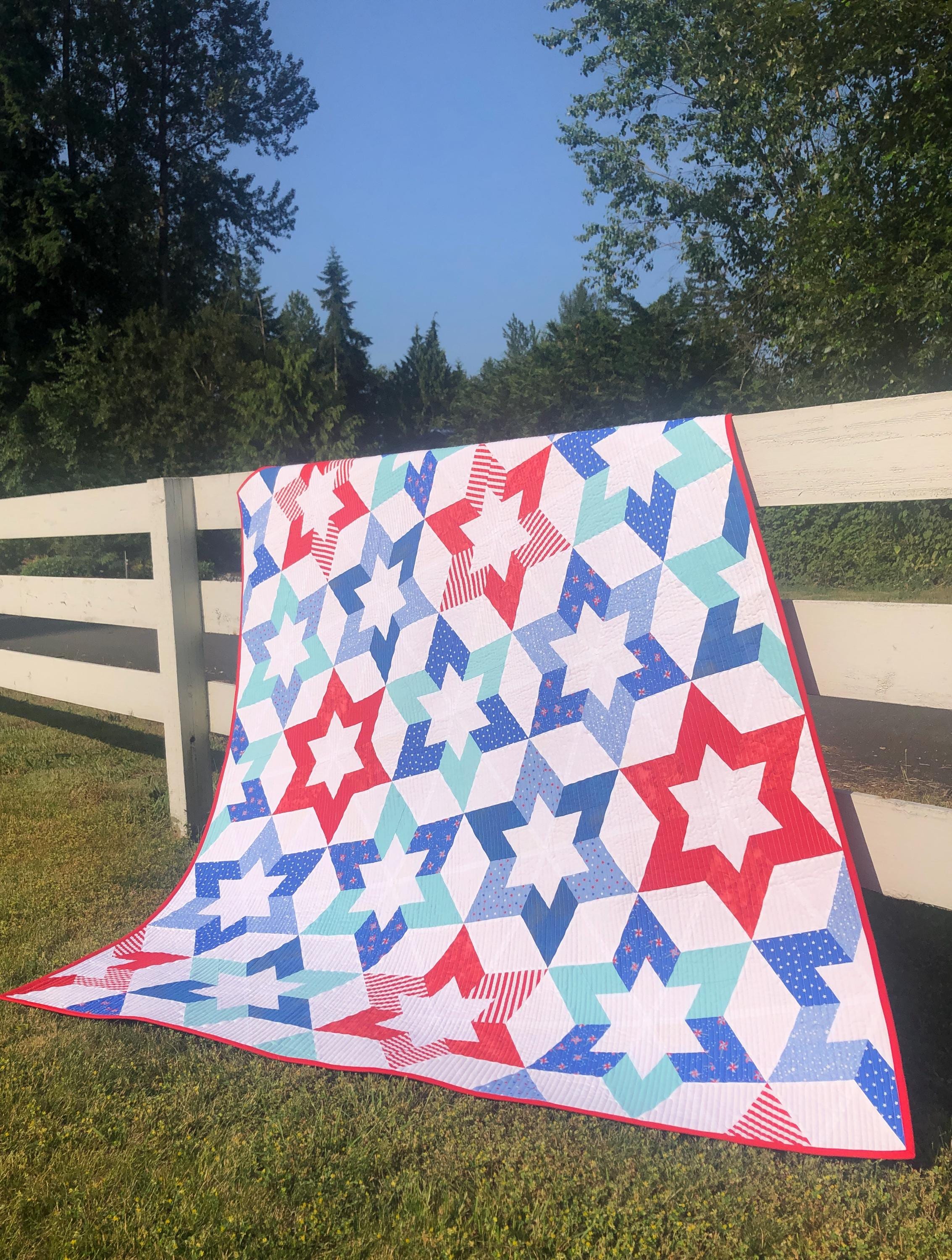 Hollow Star Mini, Krista Moser Patterns, Modern Quilt Pattern, Uses ...