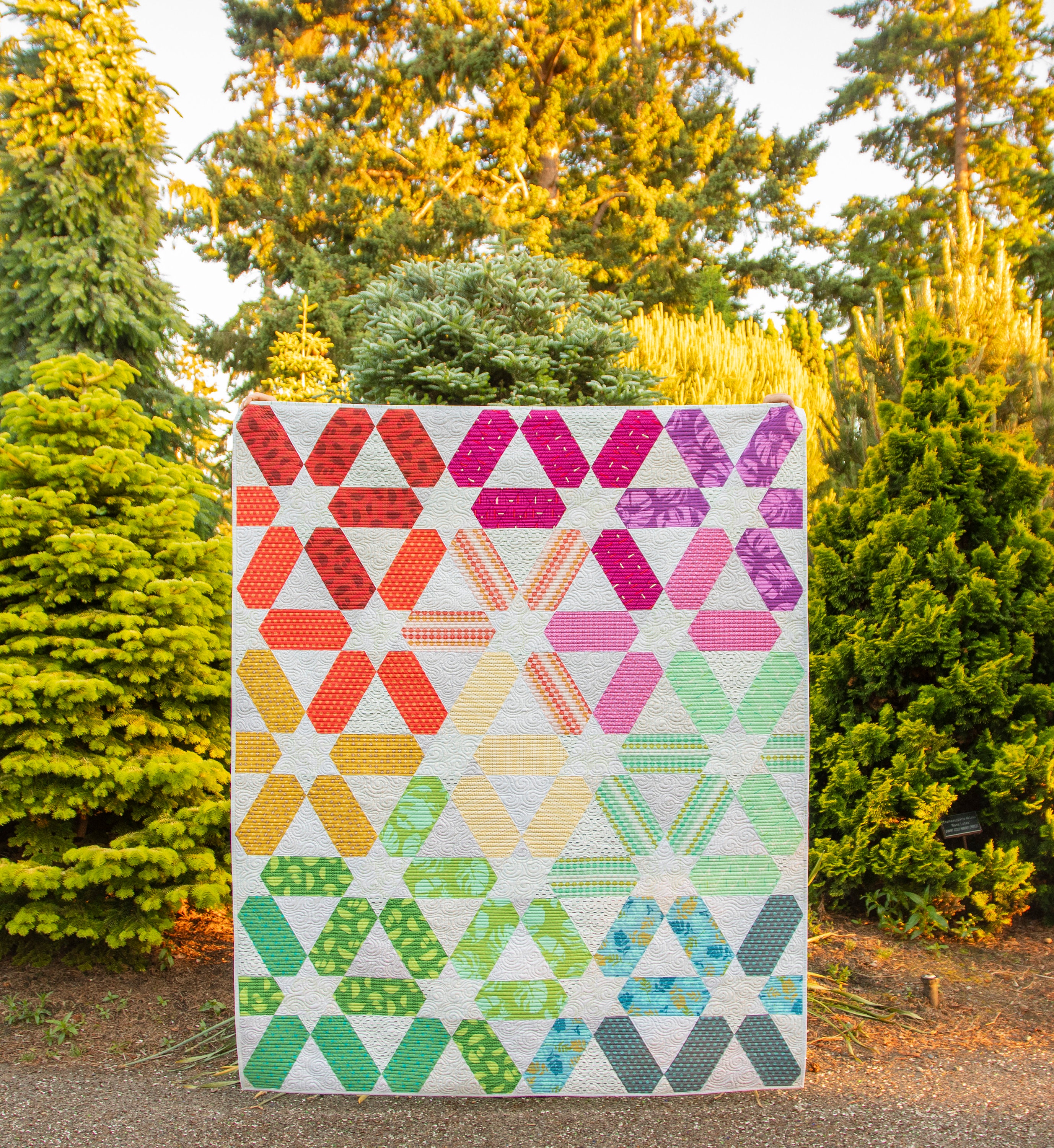 Bespoke Stars, Krista Moser Patterns, Modern Quilt Pattern, Uses Large ...