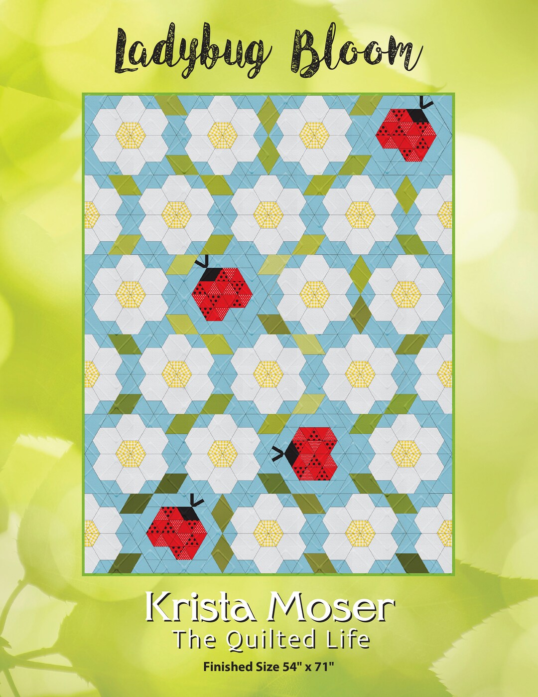 Ladybug Bloom, Krista Moser Modern Quilt Patterns, Uses 60 Degree ...