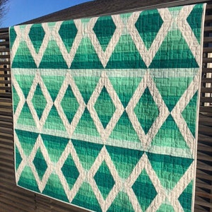 Aztec Diamond Krista Moser Modern Quilt Pattern, 60 Degree Triangle ...