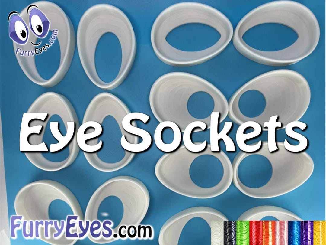 ES4 Eye Sockets - 26 Styles - 16 Sizes - 9 Colors - 3D Printed - One ...