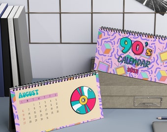 90s Retro Calendar - Etsy