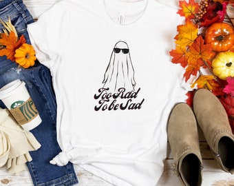 Too Rad to Be Sad Ladies T-shirt - Etsy