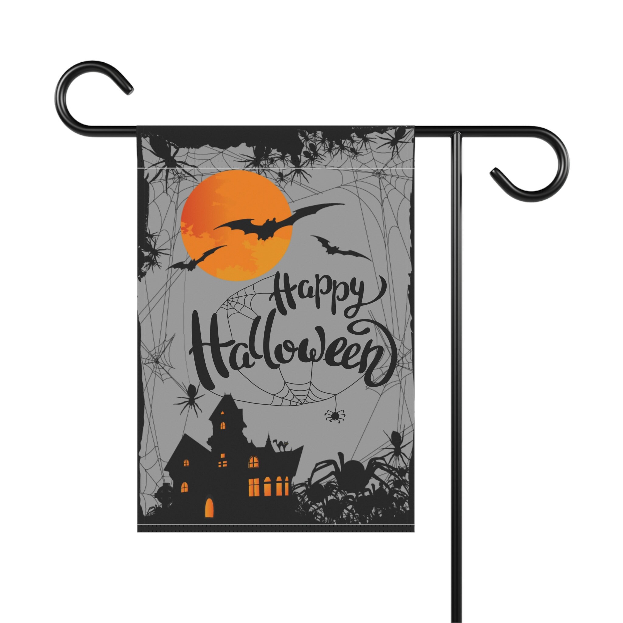 Haunted House Halloween Garden Yard Flag - Etsy