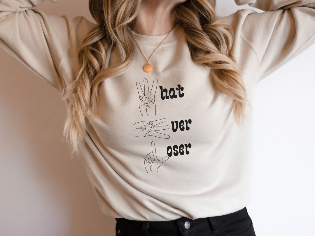 What Ever Loser 90s 2000s Unisex Crewneck Sweatshirt - Etsy