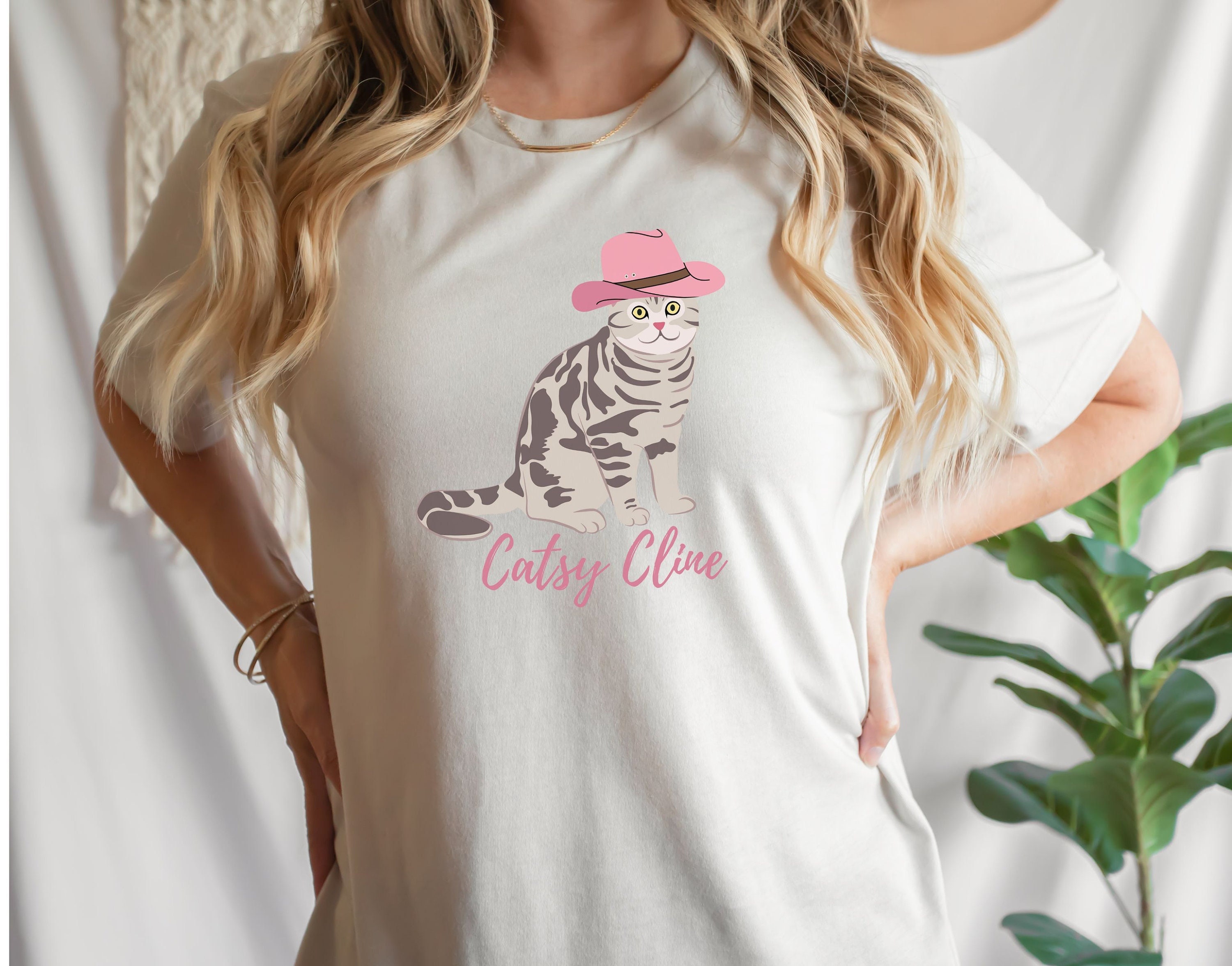 Catsy Cline Patsy Cline Country Music Cat Unisex Jersey Short Sleeve ...