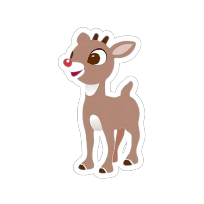 Claymation Rudolph Characters Kiss-cut Stickers - Etsy