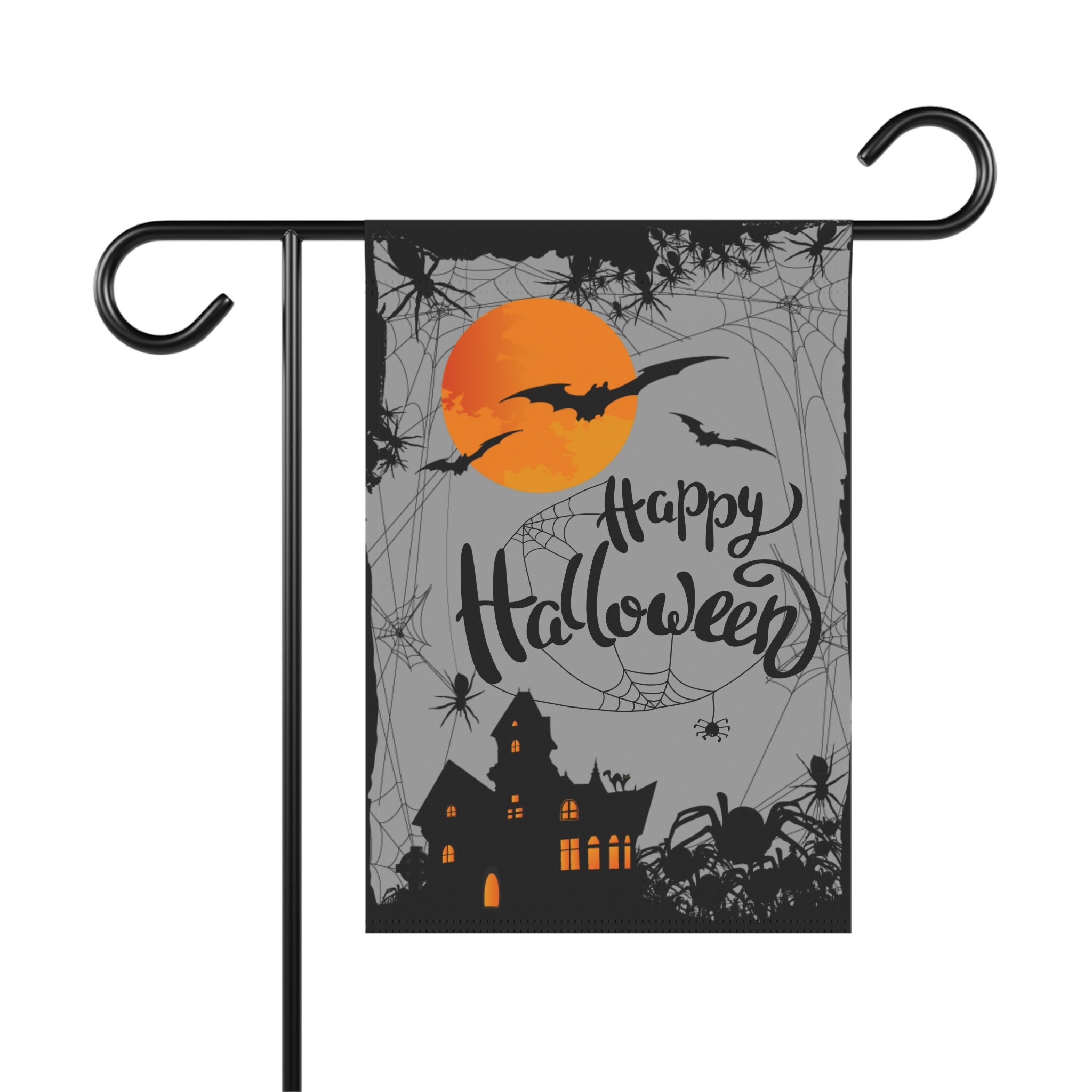 Haunted House Halloween Garden Yard Flag - Etsy