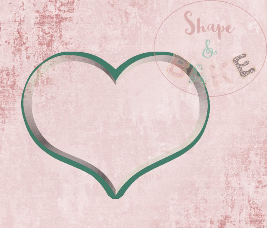 Chubby Heart Cookie Cutter - Etsy