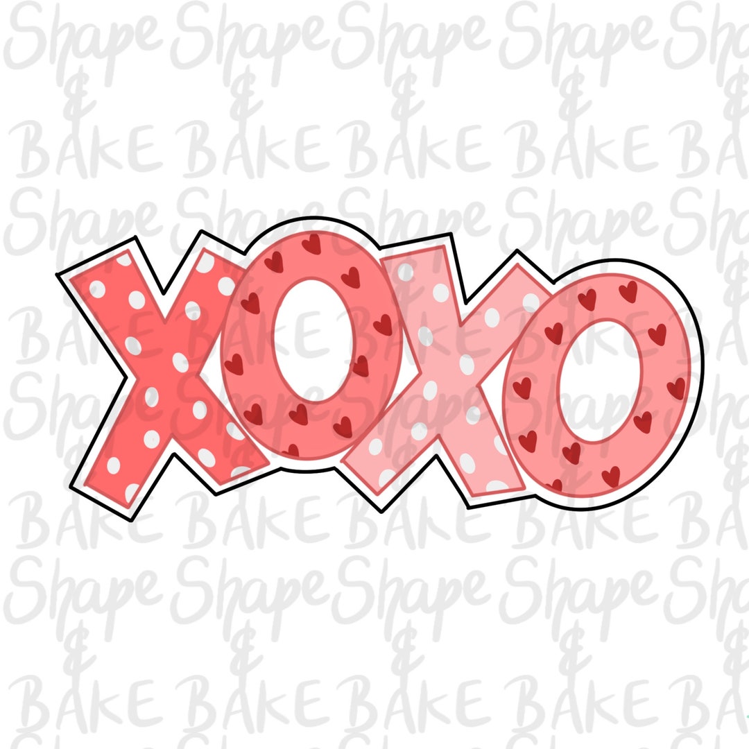 XOXO Cookie Cutter - Etsy