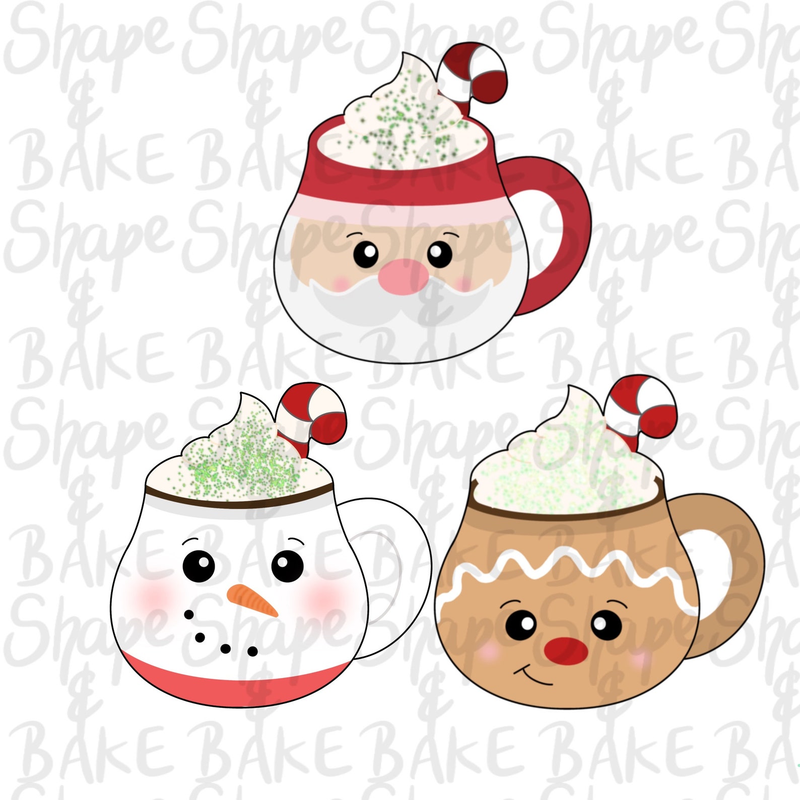 Christmas Mug Cookie Cutter - Etsy