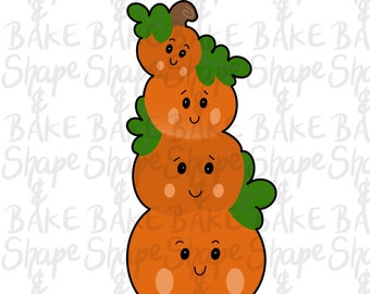 Stacked Pumpkins Cookie Cutter - Etsy