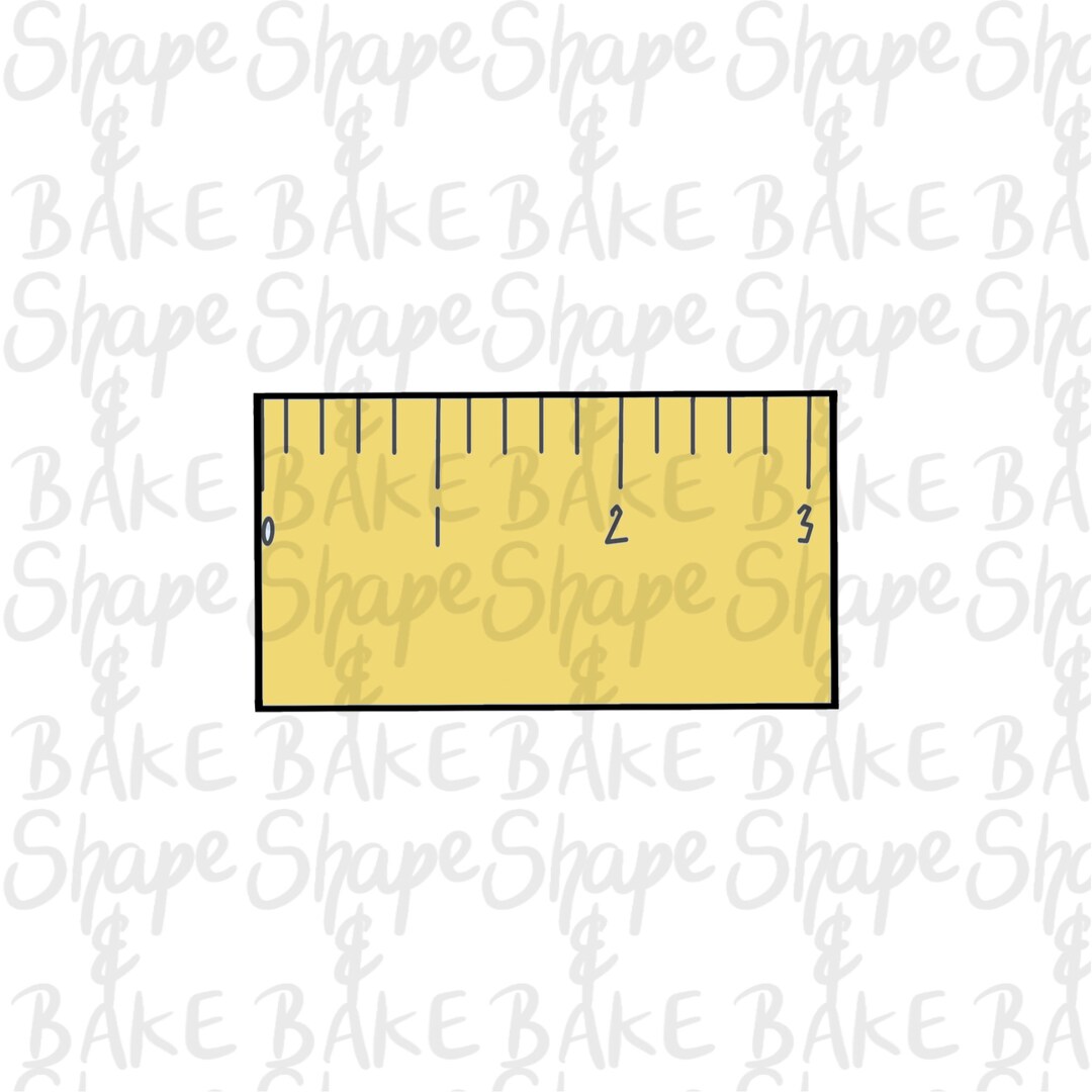 Ruler Cookie Cutter - Etsy