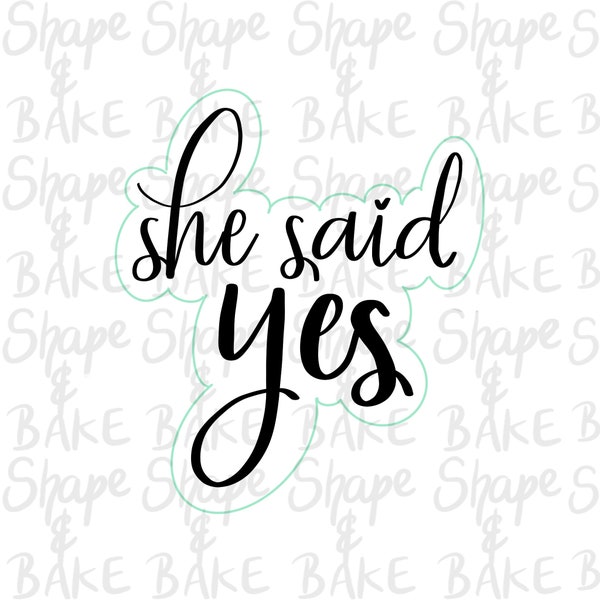 She Said Yes - Etsy