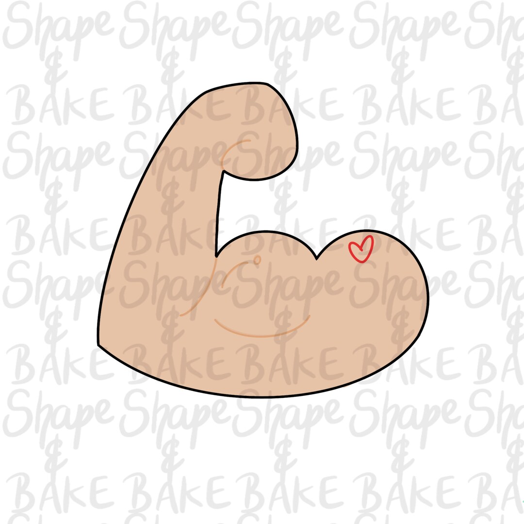 Muscles Cookie Cutter - Etsy