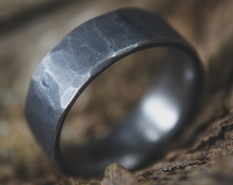 Rustic Wedding Ring | Etsy