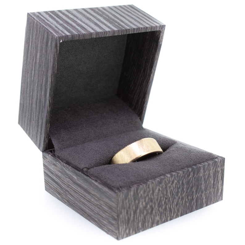 Brushed 14k Yellow Gold 7mm Crosshatch Satin Finish - Etsy