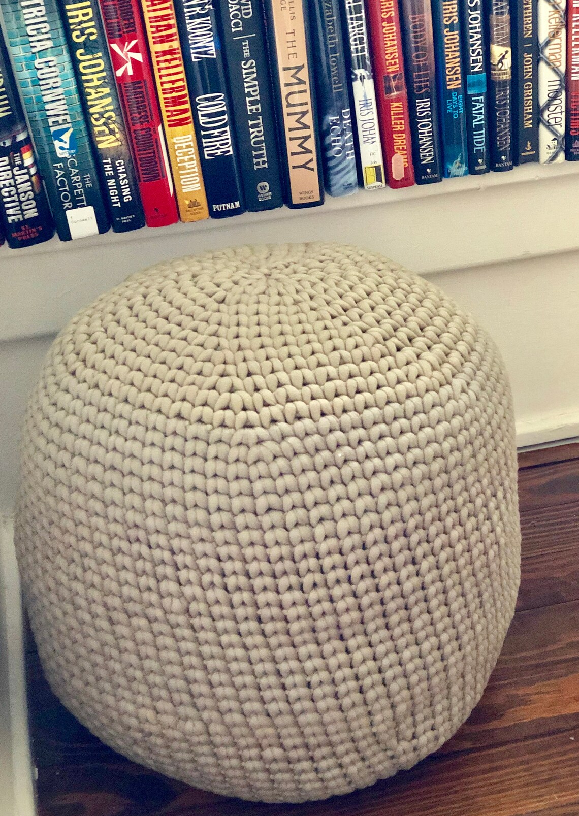 Crochet Pattern The Mia Ottoman Floor Poof | Etsy