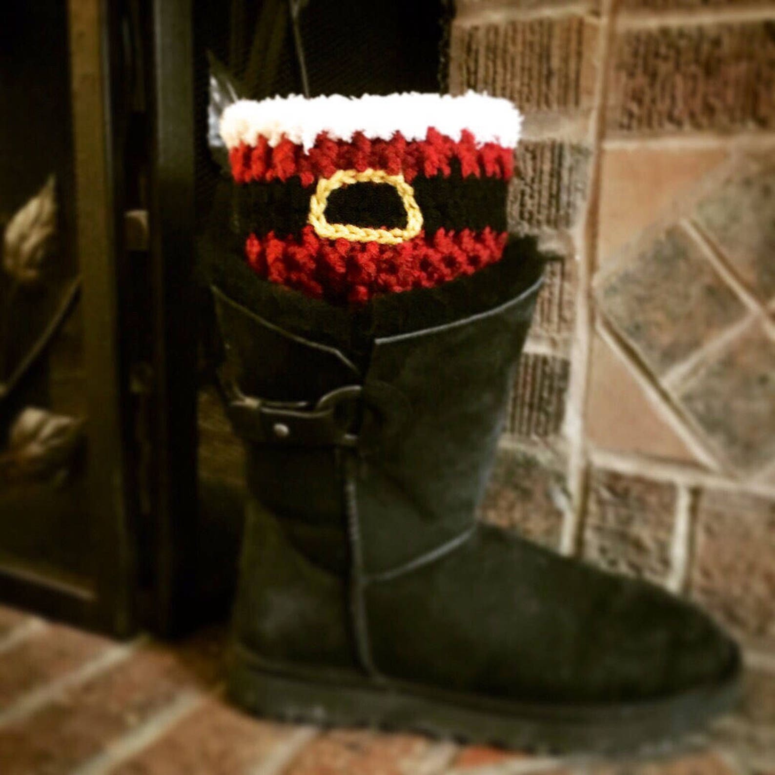 Crochet Pattern - Santa Boot Cuffs, Legwarmers, Snow Guards - Etsy