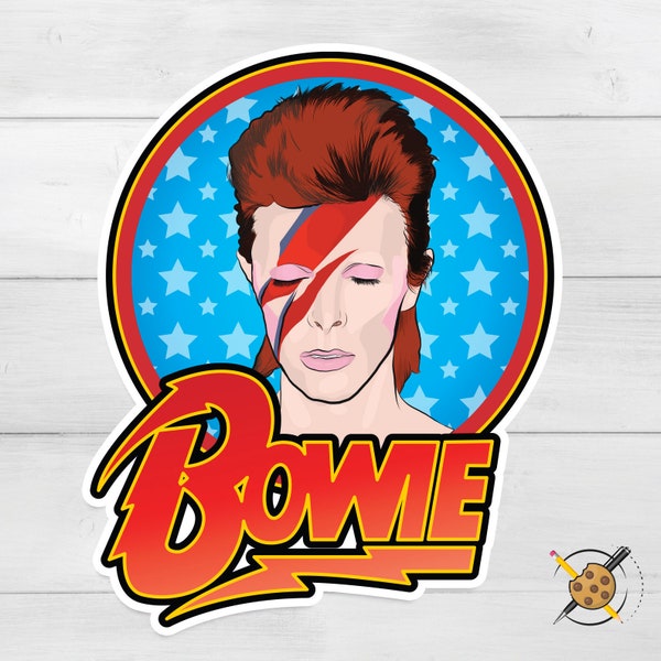 David Bowie Sticker - Etsy