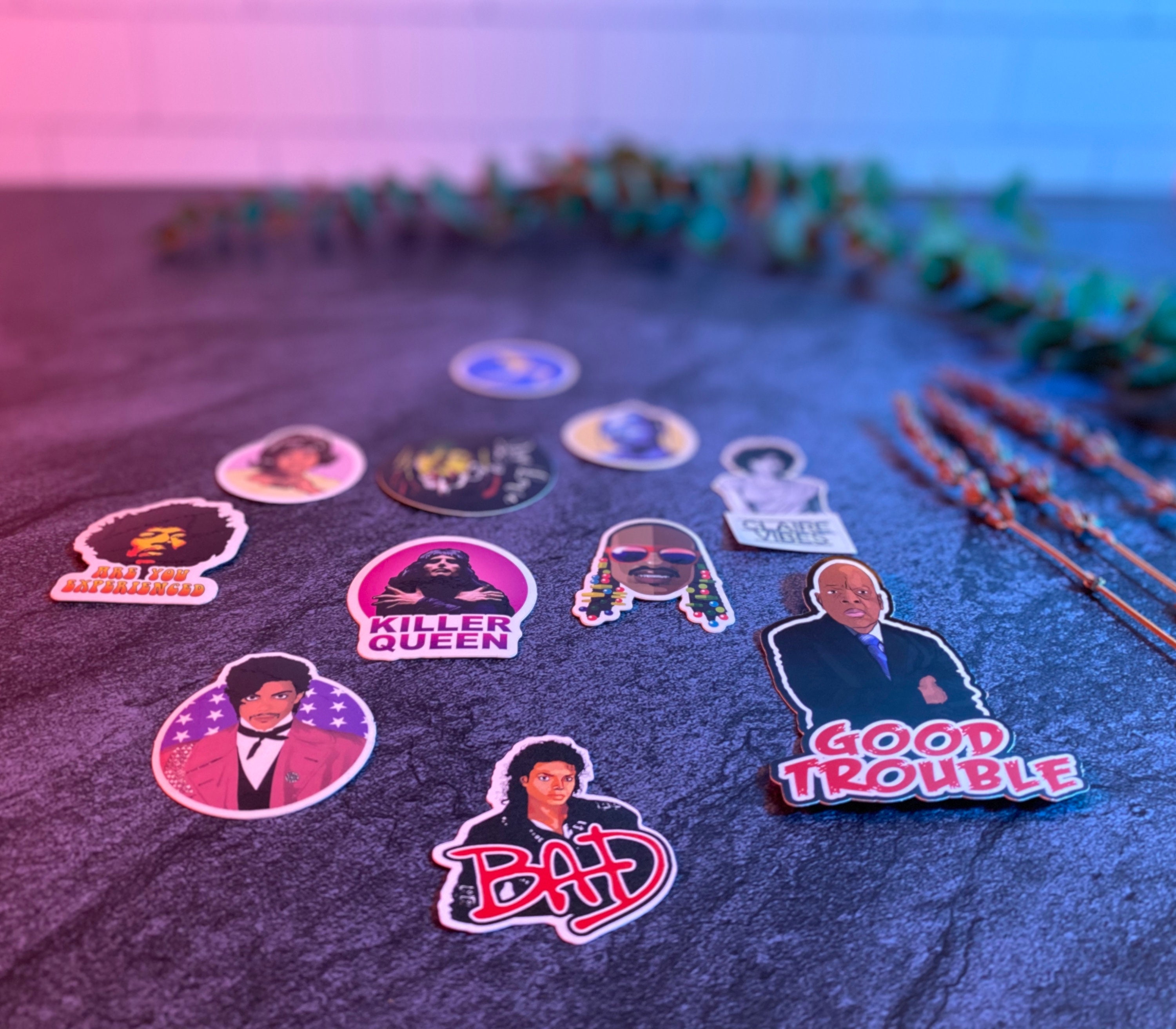 Michael Jackson Bad Vinyl Sticker Laptop Sticker Glossy Sticker Decal ...