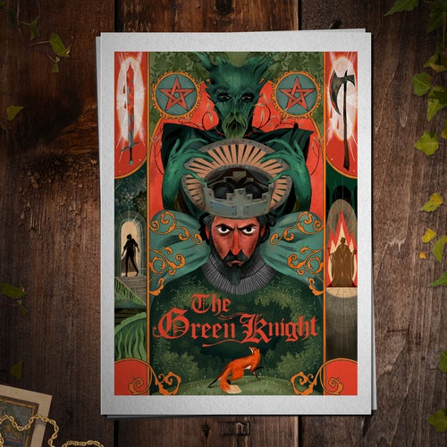 Gawain and the Green Knight Art Print Poster Design | Etsy