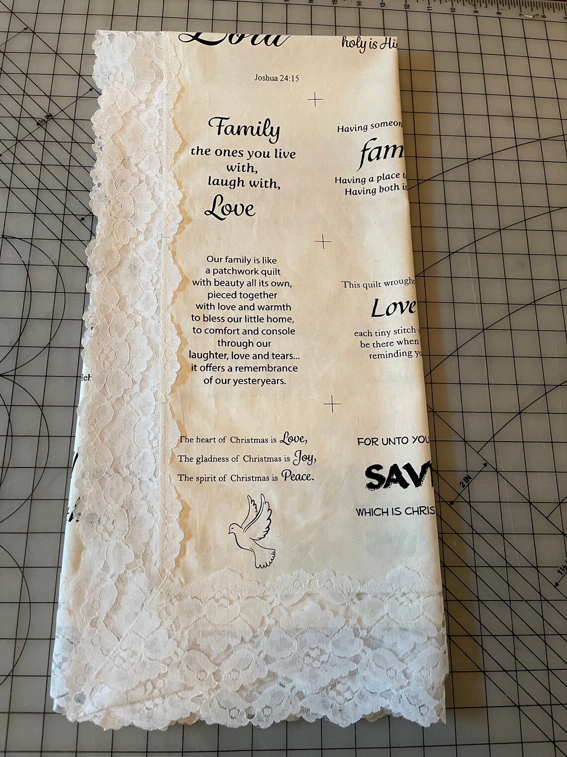 Extra-large Prayer Cloth With Scriptures & Words of - Etsy