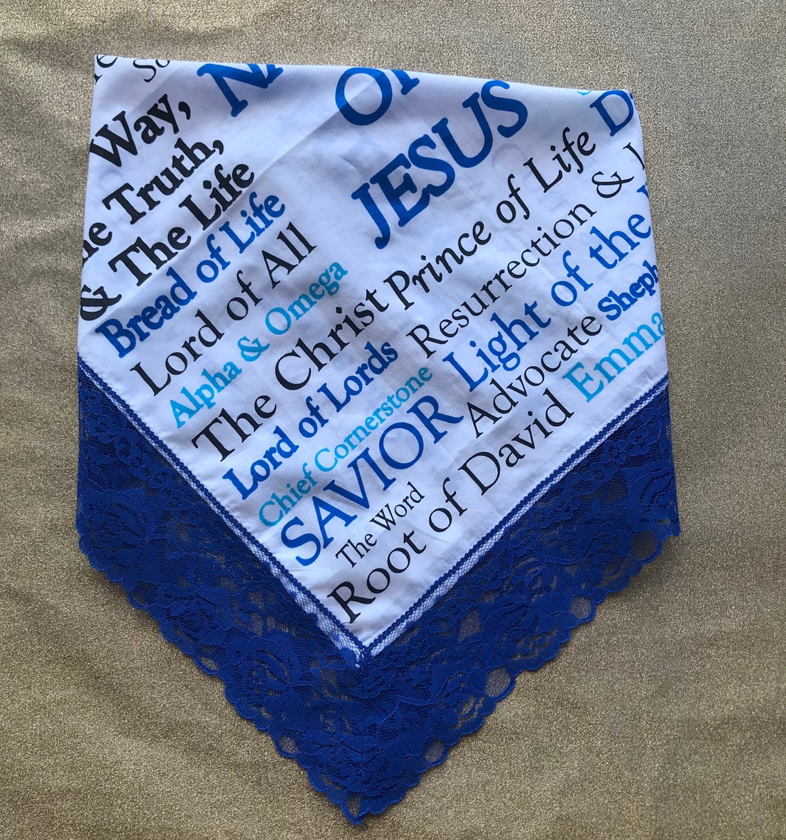 Church Scarf - Names of Jesus - Etsy