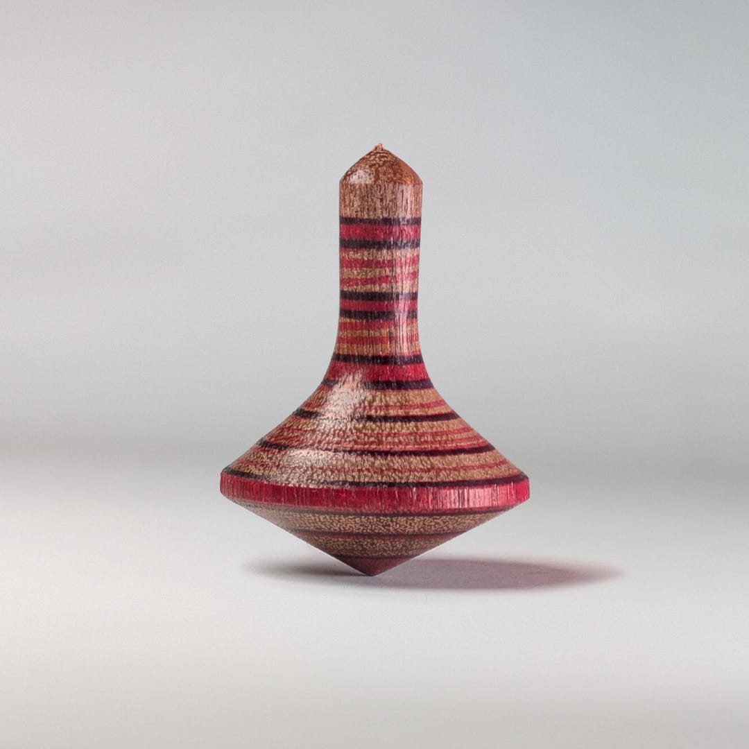 Hardwood Spinning Top - Etsy