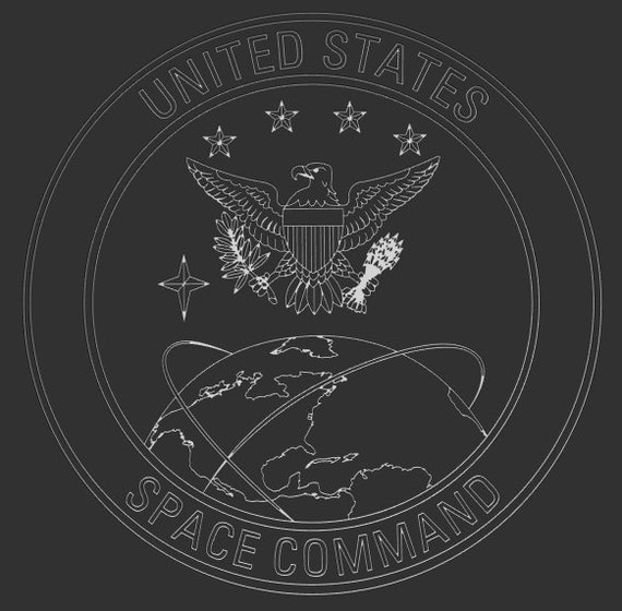 U S Space Command Usspacecom Seal Svg Cut File Etsy