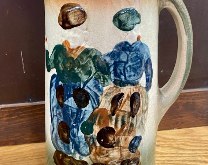 Antique Roseville Golden Rod Pitcher, Early Roseville Pottery With ...