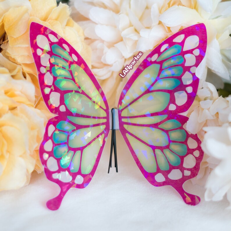 Holographic Translucent Butterfly Wings Accessory - Etsy
