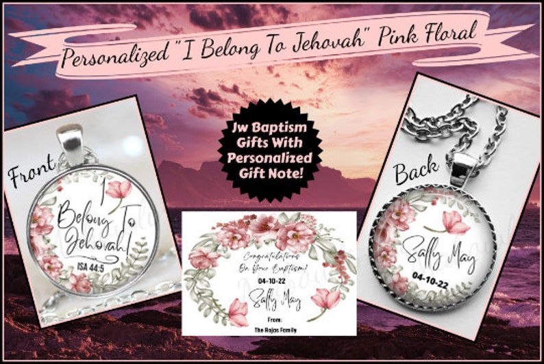 JW Coffee Mug Pink Floral i Belong to Jehovah - Etsy