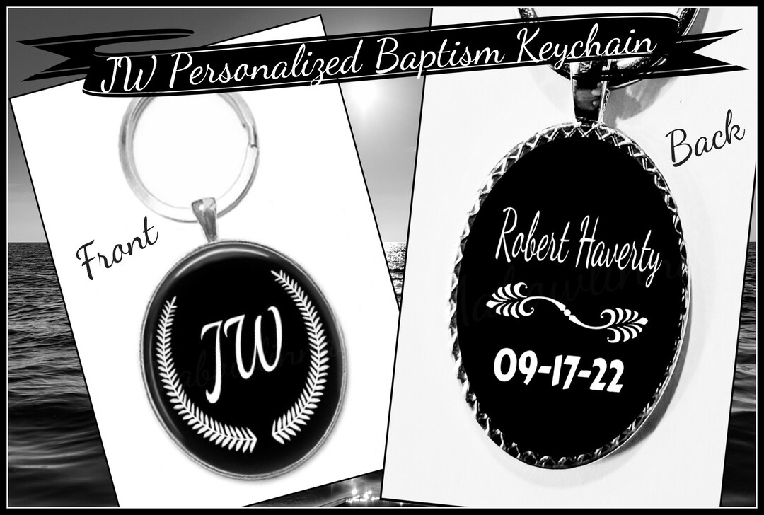Personalized JW Baptism Keychain, JW Assembly, Convention Gift for Jw ...