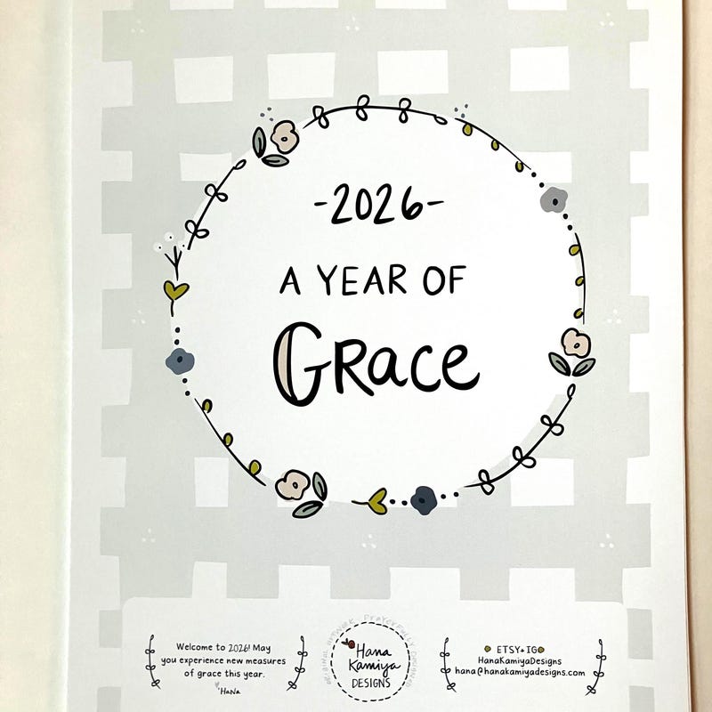 Christian Printable Calendar 2026 Bible Verse - Etsy