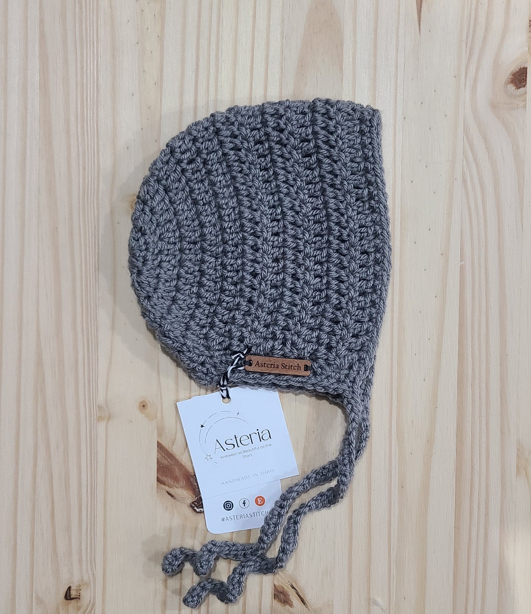 Ready to Ship, 0-3 Month Baby Bonnet, Boy's Bonnet, Girl Bonnet ...