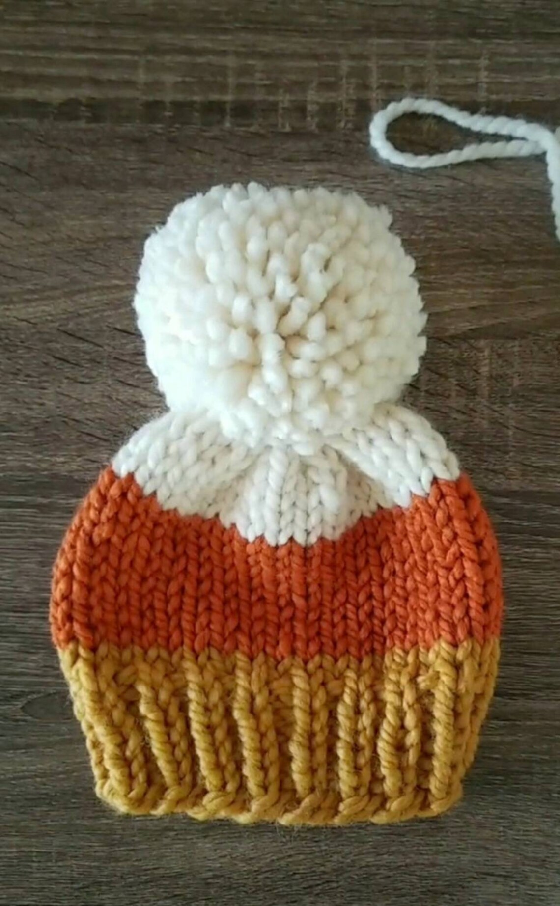 Candy Corn Hat Halloween Hat Halloween Beanie Slouchy - Etsy
