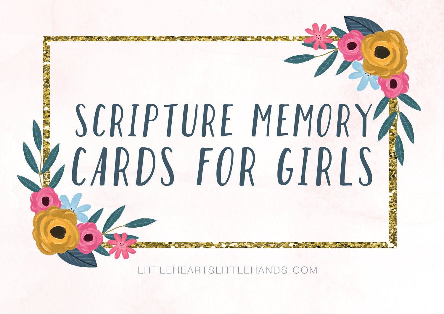 Girls Scripture Memory Cards - Etsy