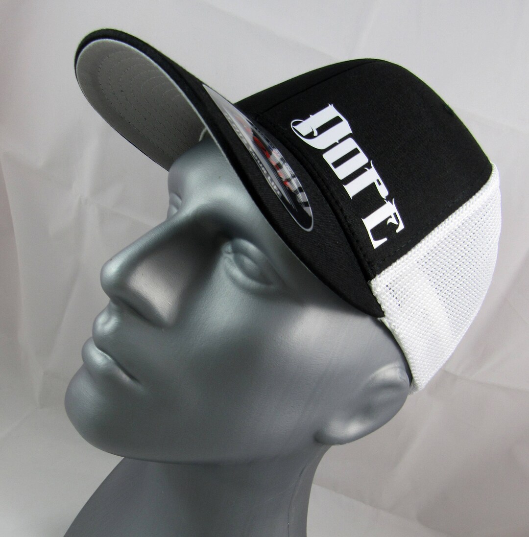 Dope Custom Flex-fit Fitted Trucker Hat, Dope Cap, Dope Flexfit, Dope ...