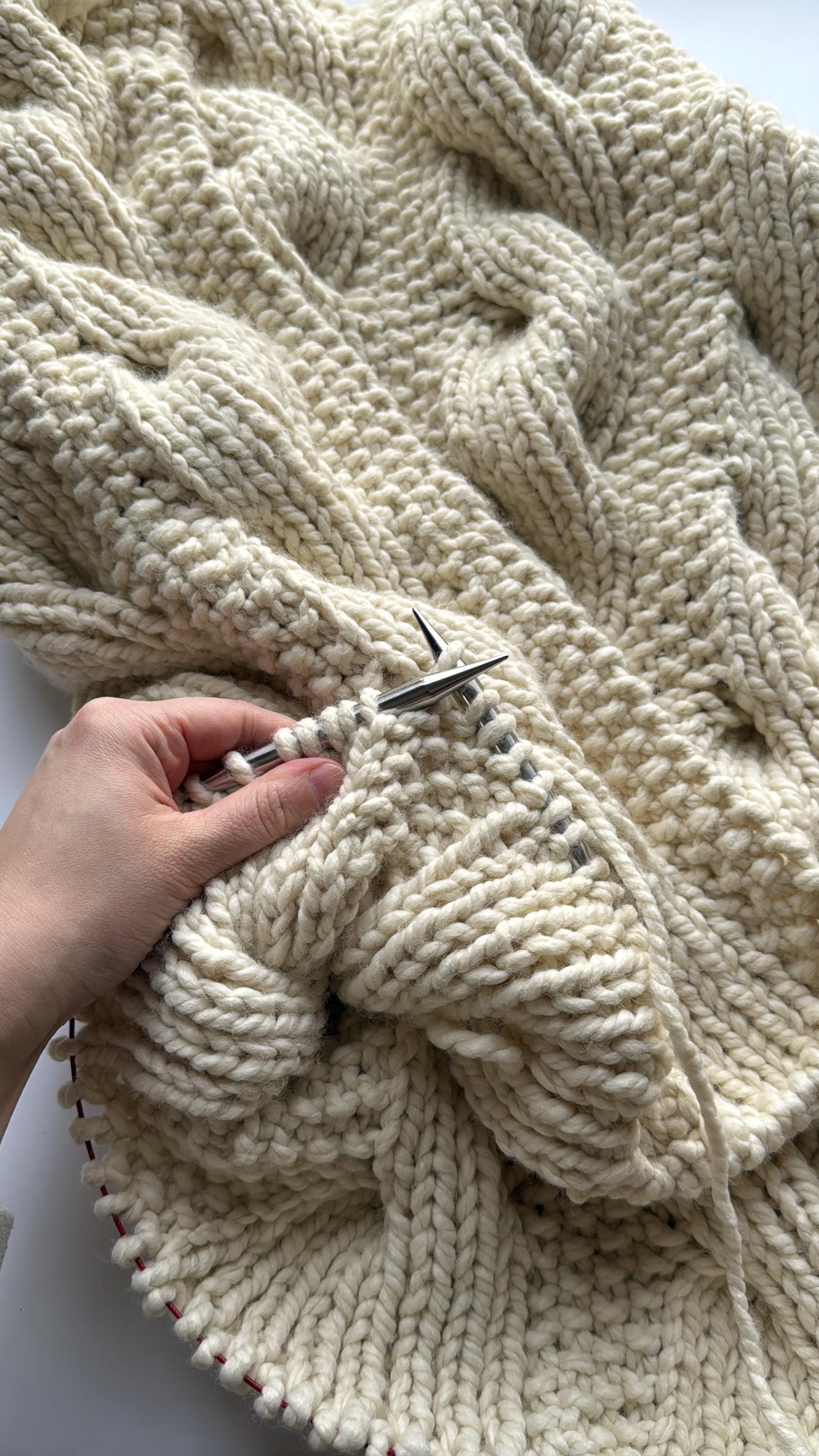 Chunky Knit Cable Blanket Pattern: Super Bulky Throw (PDF Pattern) - Etsy