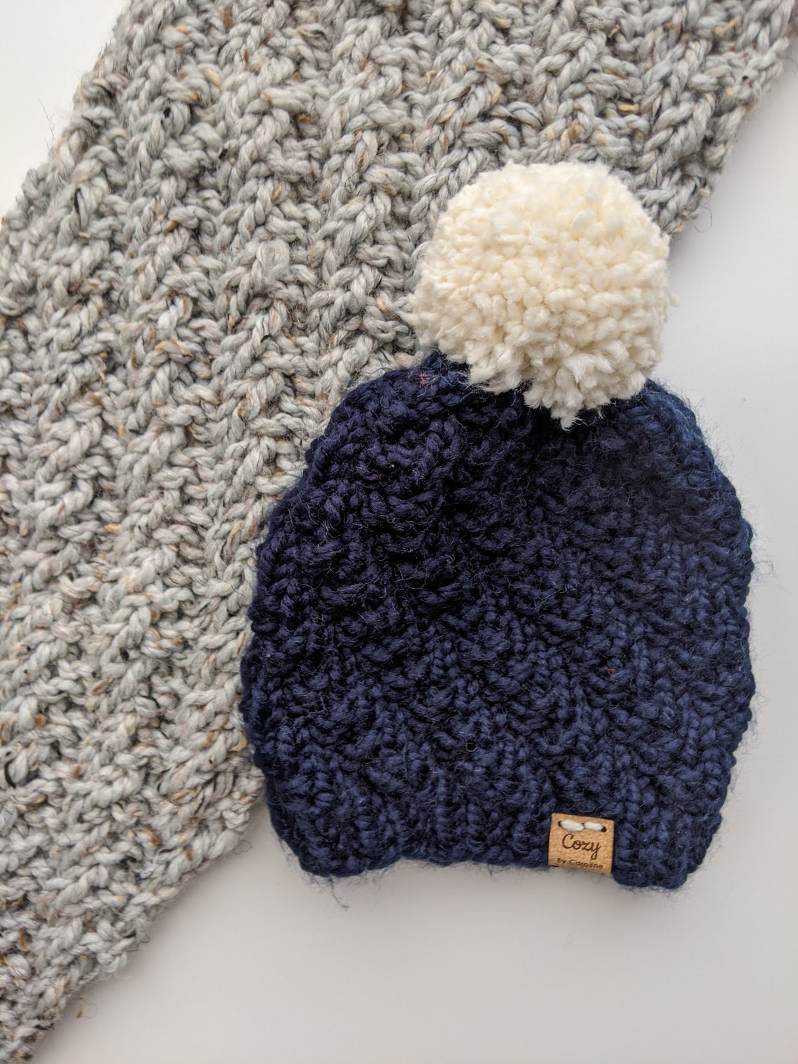 Chunky Knit Swirl Beanie Pattern: Beginner Knitting (PDF Download) - Etsy