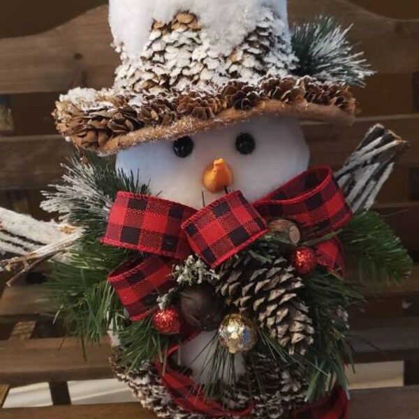 Rustic Snowman - Etsy