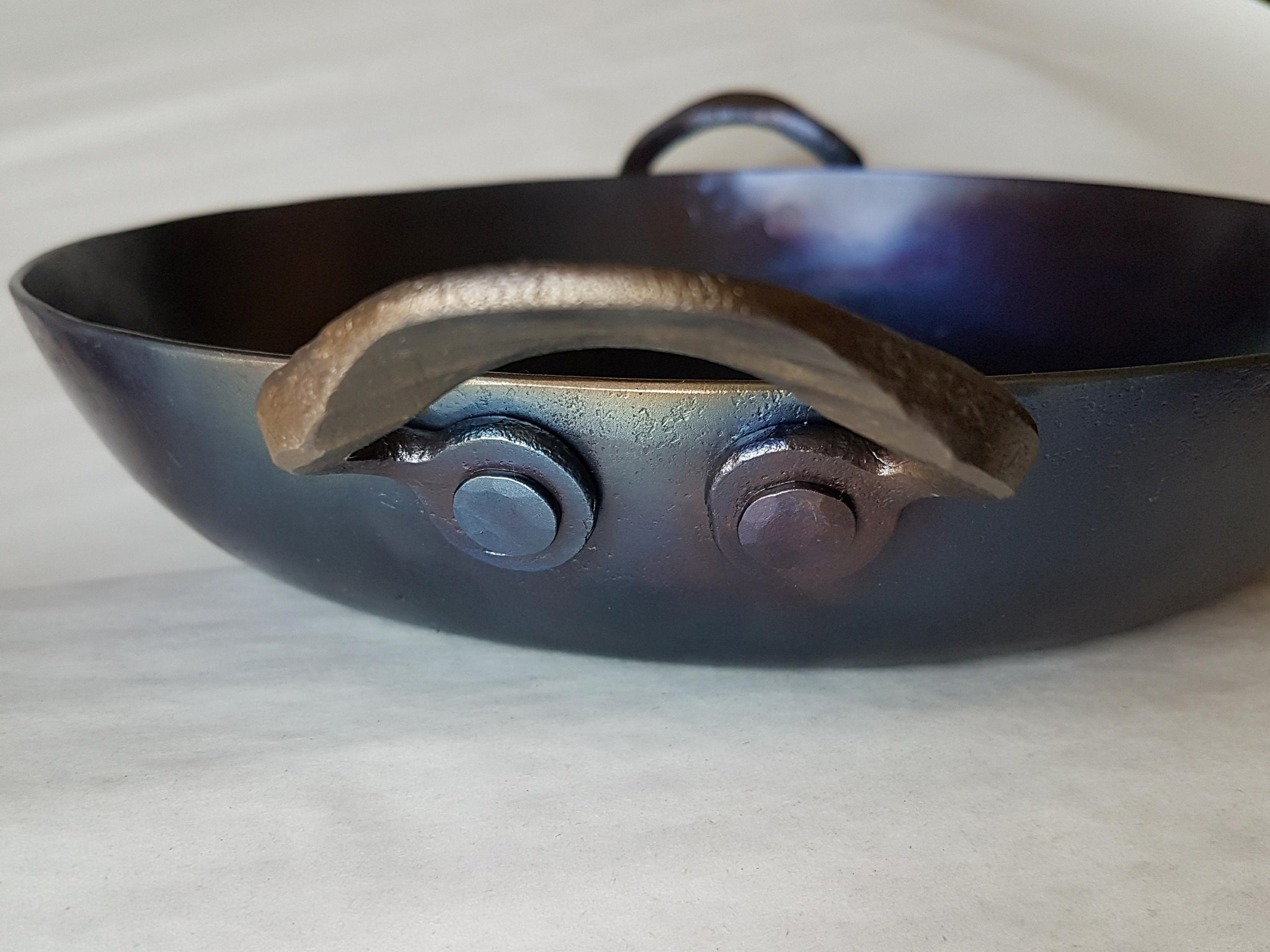 15 Inch Paella Pan - Hand Forged Carbon Steel - Etsy