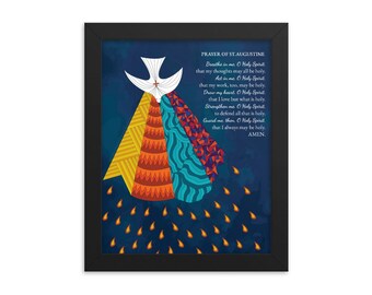 St Augustine Holy Spirit Prayer - Etsy