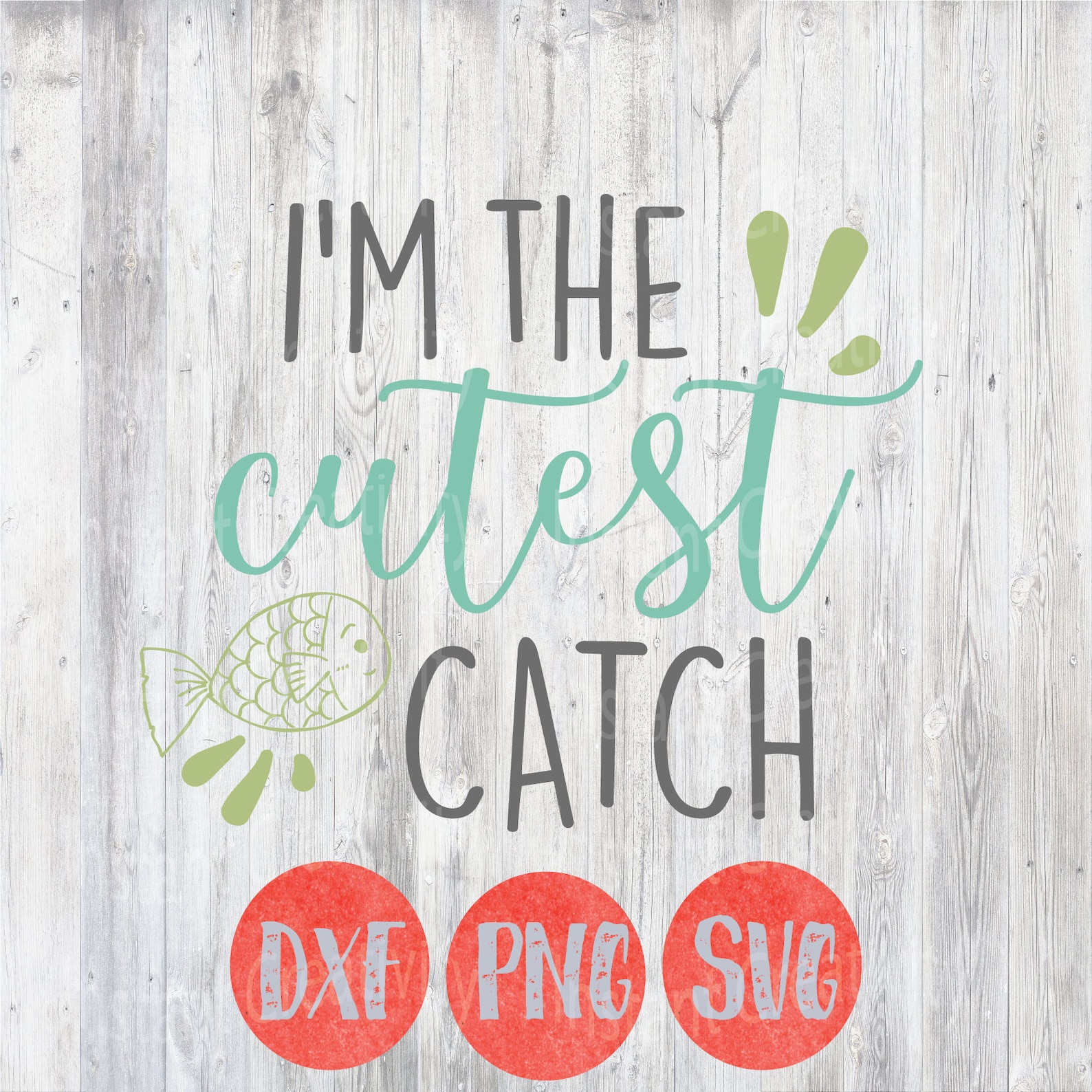 SVG I'm the Cutest Catch Fishing Outdoors Kids Svg - Etsy
