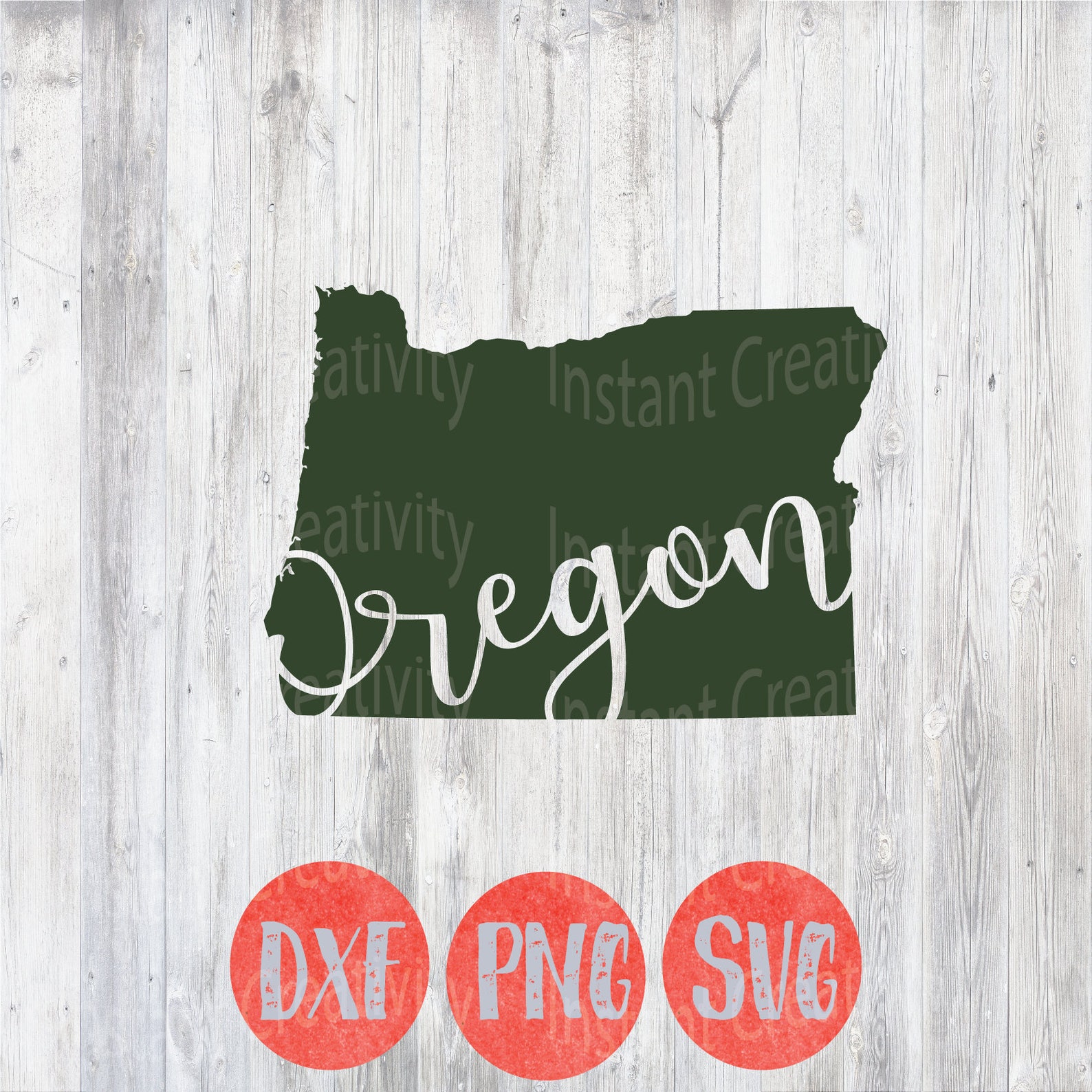 Oregon State Svg Oregon Svg States Vector File PNW - Etsy