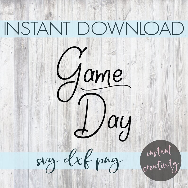 Game Day SVG Sports Football Soccer Hockey Athlete png | Etsy