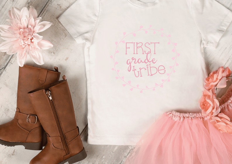 First Grade Tribe SVG Kids School Quotes First Day Photos - Etsy